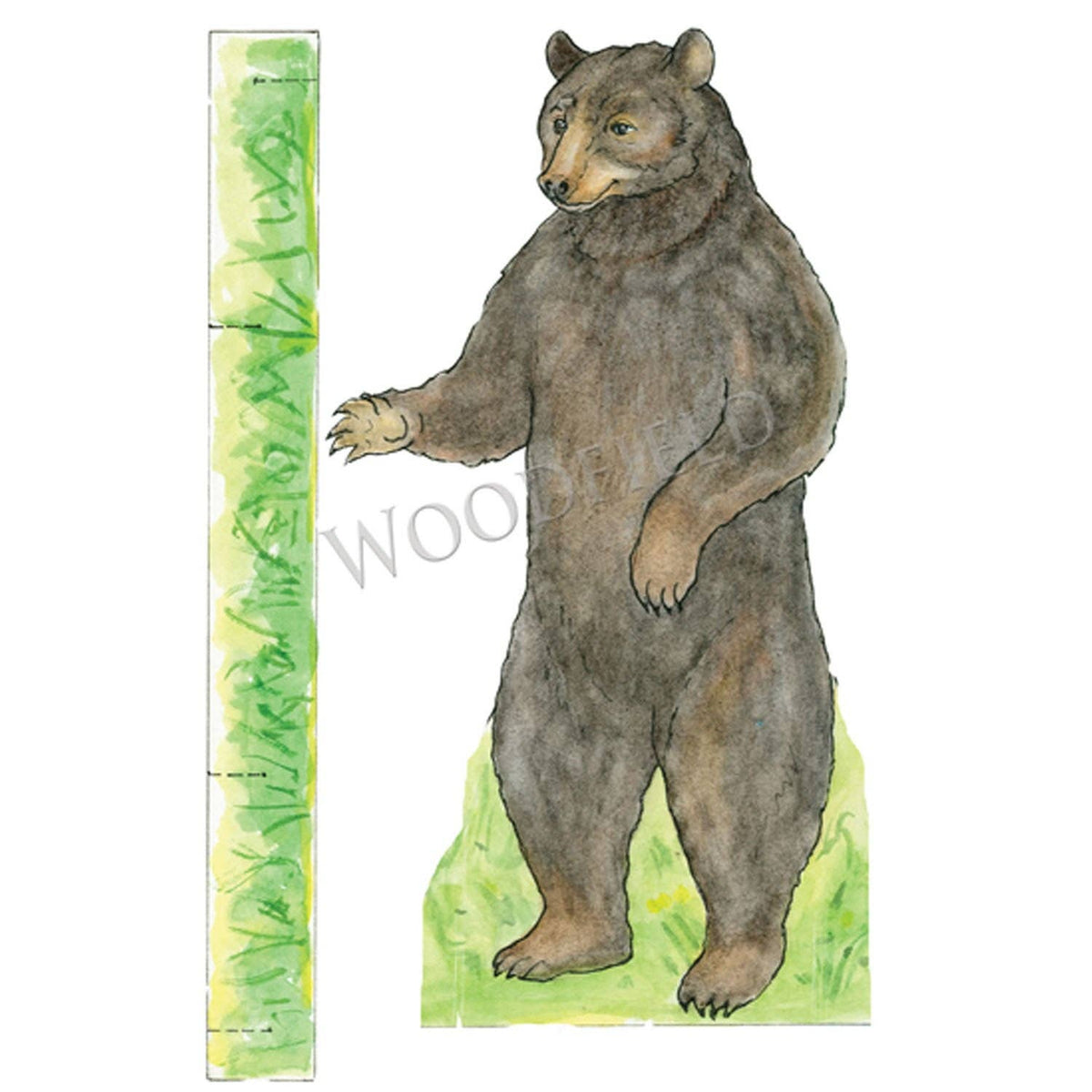 Cedric Bear Paper Doll Kit – Hedgehog Belly Designs